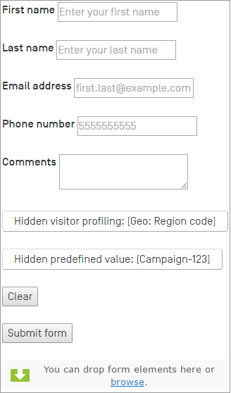 Beispiel: Erstellen eines E-Mail-Formulars