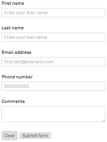 Beispiel: Erstellen eines E-Mail-Formulars