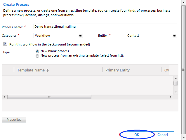 Sending transactional mails